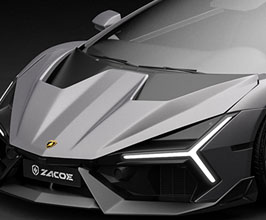 ZACOE Front Hood Bonnet (Carbon Fiber) | Hoods for Lamborghini Revuelto ...