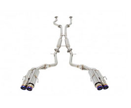 APEXi N1-X Evolution Extreme Catback Exhaust System with Quad Ti Tips ...
