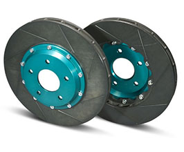Project Mu SCR Pro 2-Piece Slotted Rotors - Front | Brake Rotors for ...