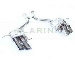 Larini Club Sport Rear Section Exhaust System with Valve and Quad Tips ...