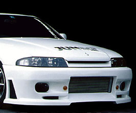 JUN Aero Front Bumper (FRP) | Body Kit Pieces for Nissan Skyline R33 ...