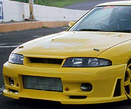 JUN Aero Front Bumper (FRP) | Body Kit Pieces for Nissan Skyline R33 ...