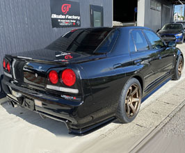 Okubo Factory GTR BNR34 Style Conversion Wide Body Kit without Front ...