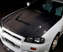 Kansai Service Vented Front Hood Bonnet (Carbon Fiber) | Hoods for ...