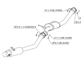 Kakimoto Racing Hyper FullMega N1+ Rev Exhaust System (Stainless ...
