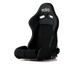 Bride Edirb 023 Reclining Seat (Black Leather with Black Fabric ...